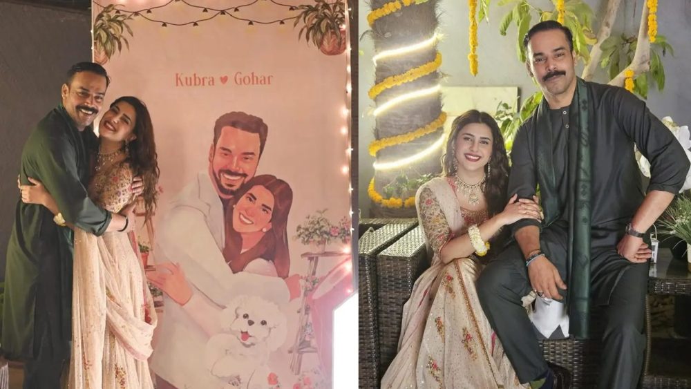 Kubra Khan and Gohar Rasheed’s Lively Dholki Celebration"